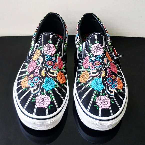 Shoes | Vans Mens Classic Slipon Glow In The Dark Sneaker De Los ...